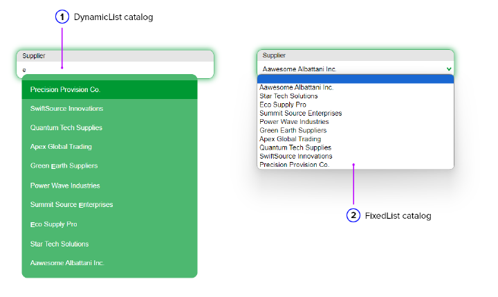 Catalogs - ONE Framework